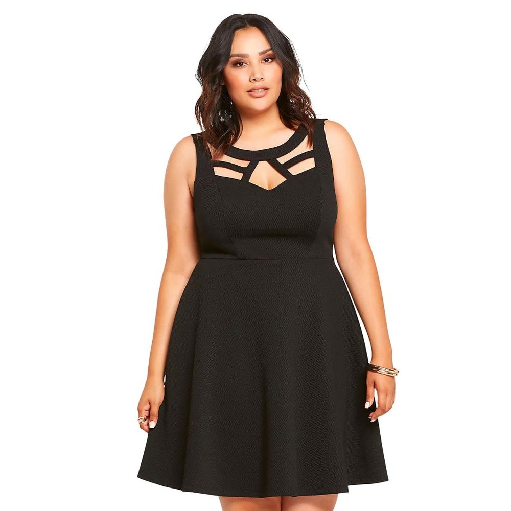 Rare Torrid Sexy Wonder Woman Style Little Black Dres… - Gem